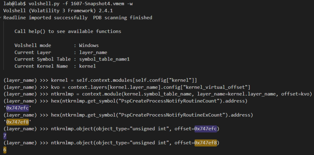 Using Memory Analysis to Detect EDR-Nullifying Malware | Volexity