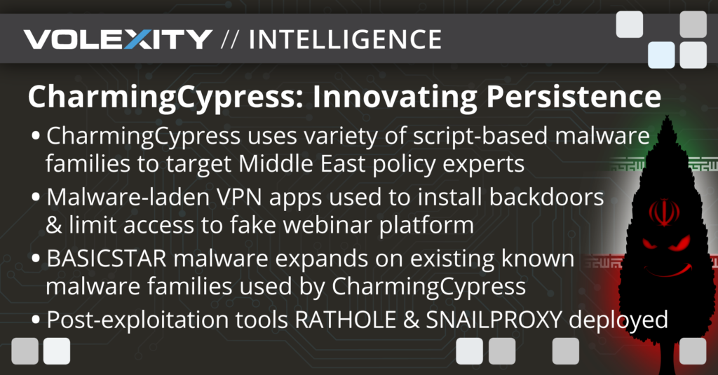 CharmingCypress: Innovating Persistence | Volexity
